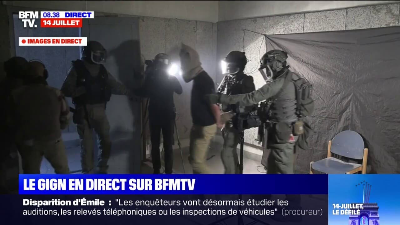L'exercice en direct du GIGN sur BFMTV pour libérer un otage lors d'un ...