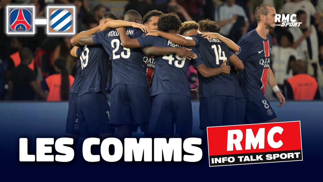 PSG 6-0 Montpellier : les comms' RMC du festival offensif parisien