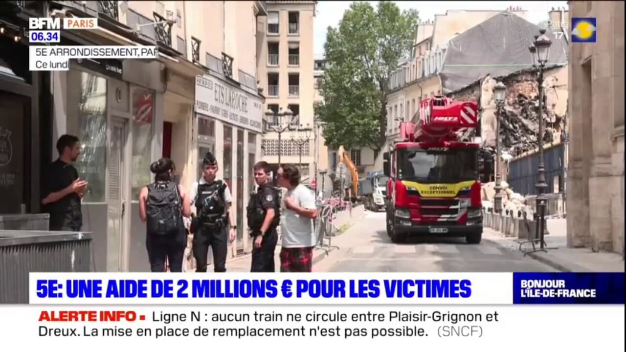Explosion à Paris: une aide de 2 millions d'euros débloquée pour les ...