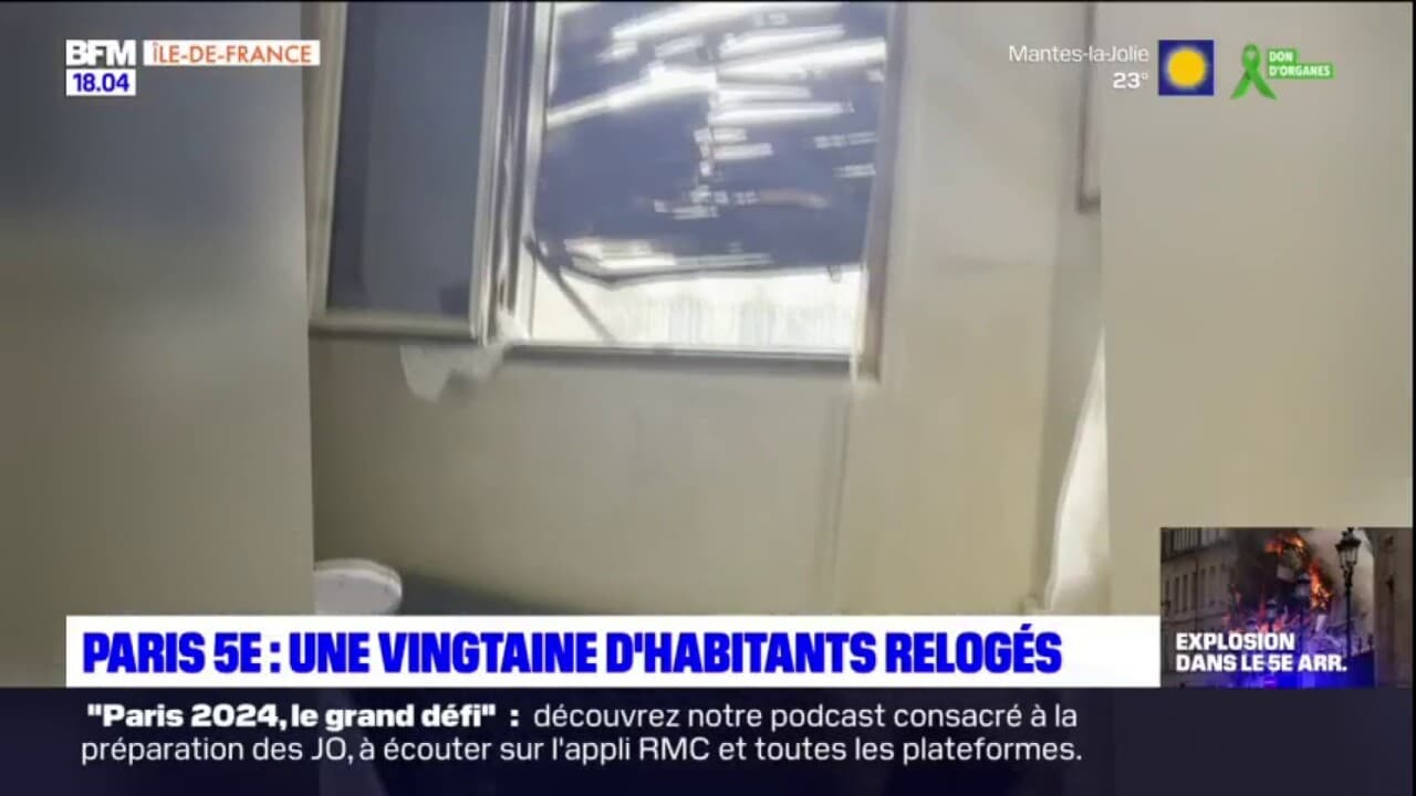 Explosion à Paris: une vingtaine d'habitants relogés dans le 5e ...