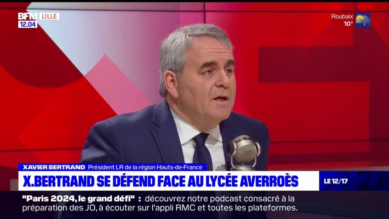 Lille: Xavier Bertrand demande un contrôle continu de l'enseignement au ...