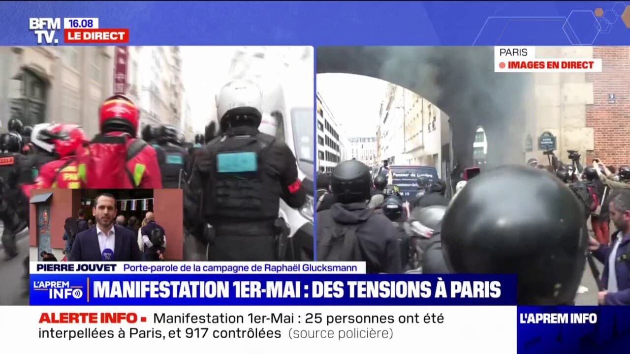 Raphaël Glucksmann empêché de participer à une manifestation: "Nous ne ...