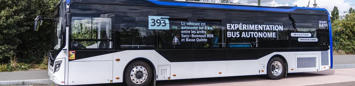 Pour la première fois, la RATP a fait rouler un bus 100% autonome en ...