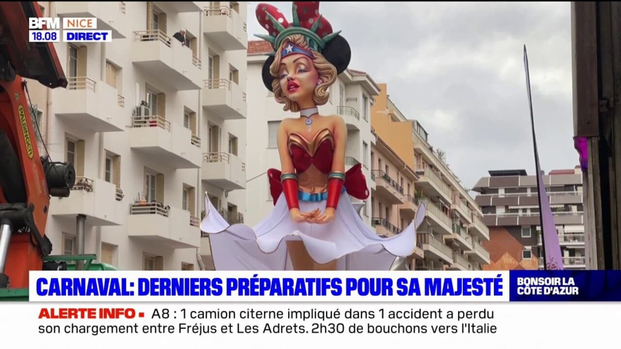 Carnaval de Nice: les chars du roi et de la reine dévoilés