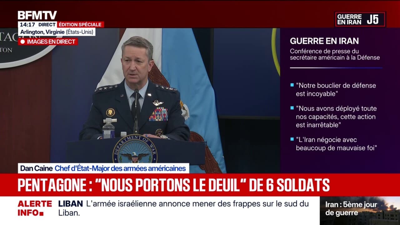 Guerre au Moyen-Orient: "Nous faisons en sorte que l'Iran ne puisse pas ...