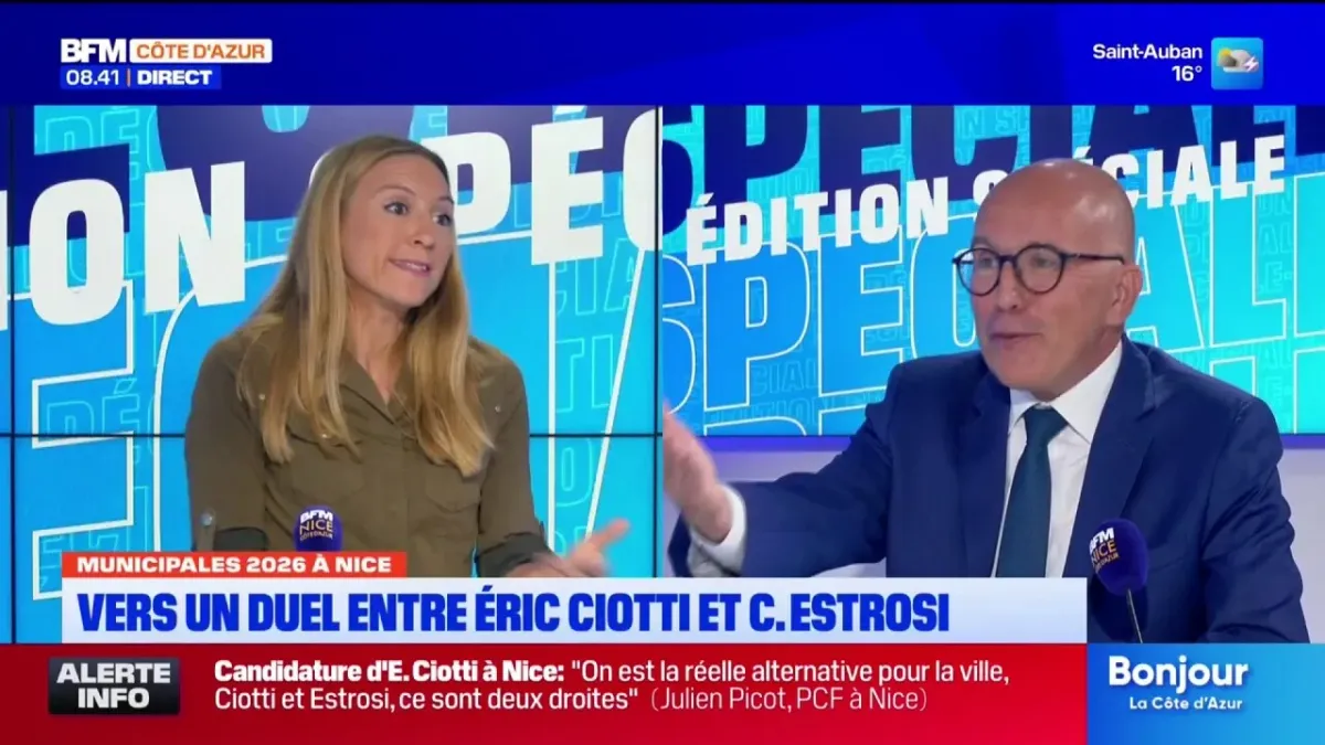 Municipales 2026 à Nice: Éric Ciotti soutenu par le Rassemblement National
