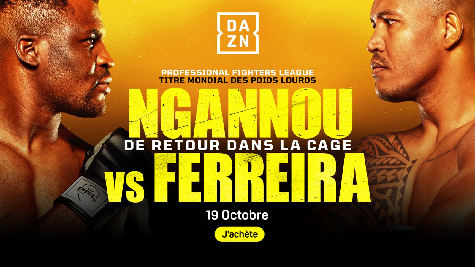 Francis Ngannou - Renan Ferreira : comment regarder le combat de MMA en ...