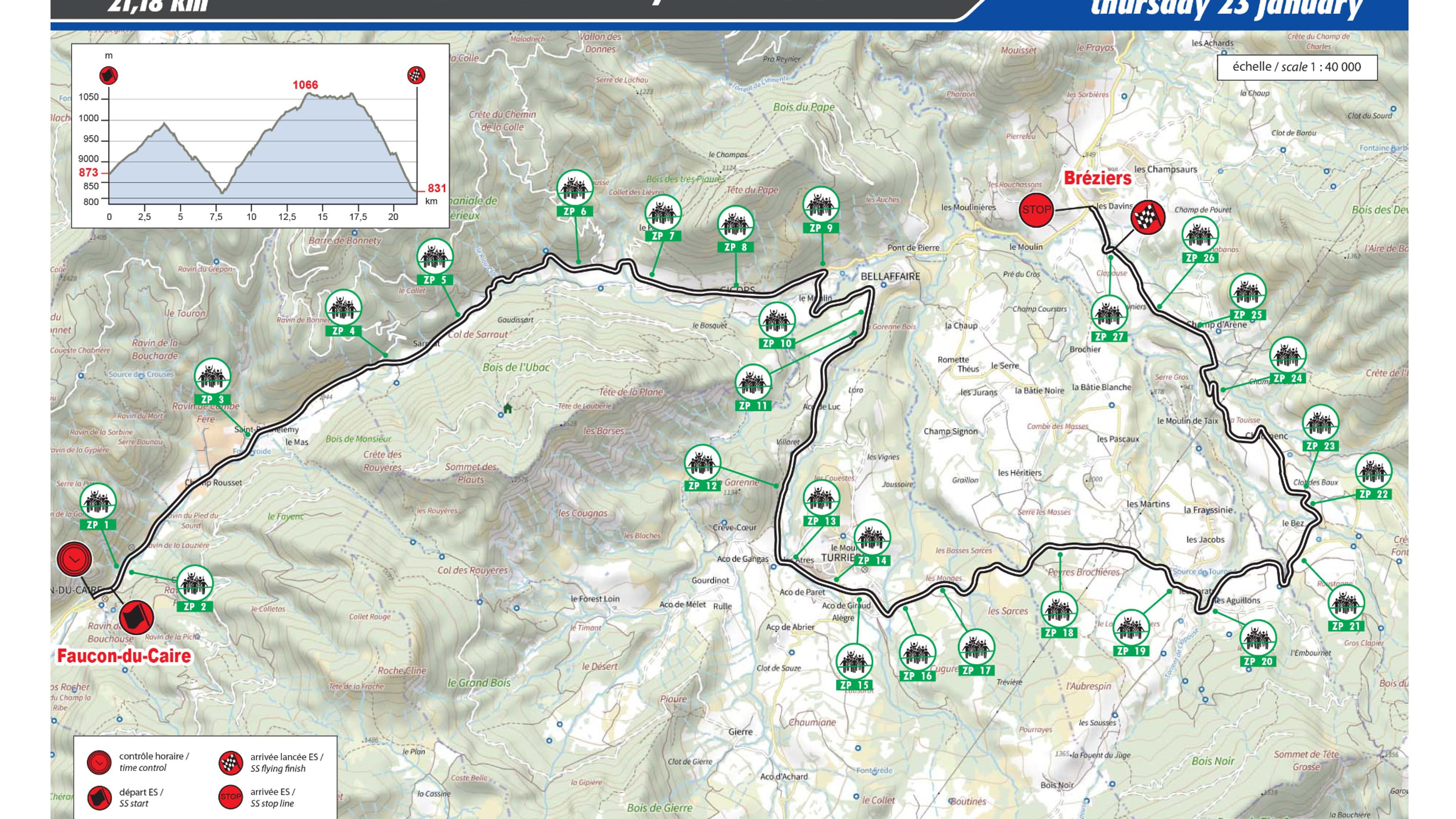 Rallye Monte-Carlo 2025: le tracé détaillé des spéciales