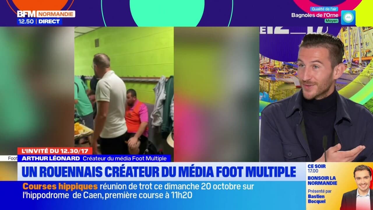Un Rouennais, créateur du média Foot Multiple