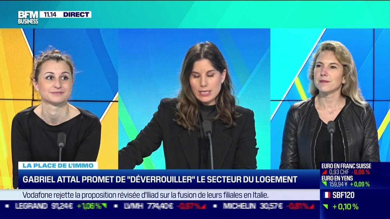 La place de l'immo : Gabriel Attal promet de "déverrouiller" le secteur ...