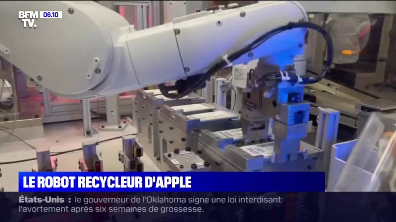 Voici Daisy, le robot d'Apple qui recycle les iPhone