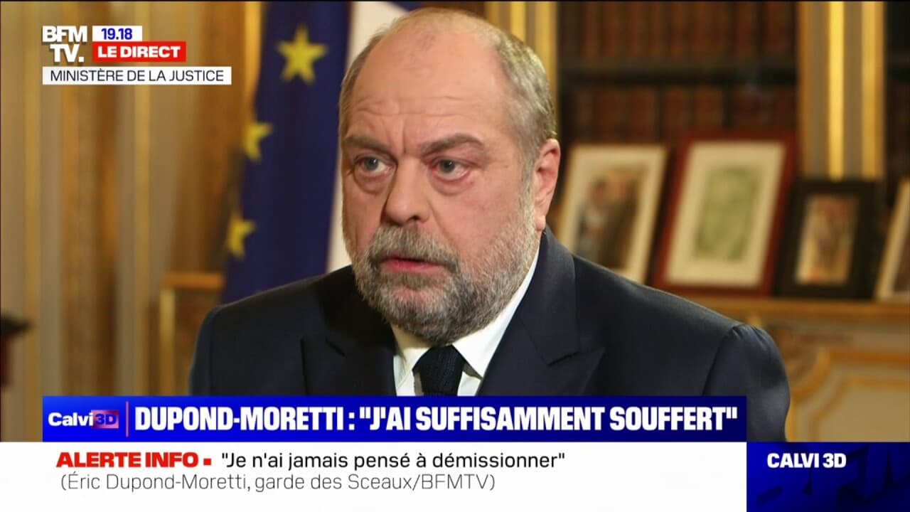 Éric Dupond-Moretti sur le meurtre de Thomas: "C'est un drame absolu"
