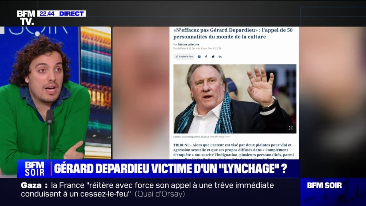 "Moi ces images m'ont fait rire, ce sont des blagues gauloises" déclare ...