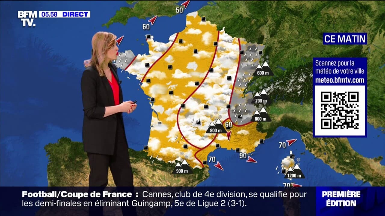 Météo: un temps calme et quelques gouttes de pluie à prévoir ce mercredi
