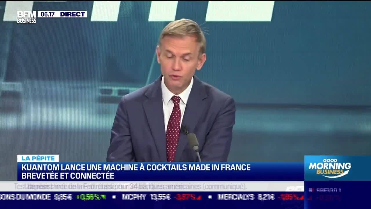 La pépite : Kuantom lance une machine à cocktails Made in France ...