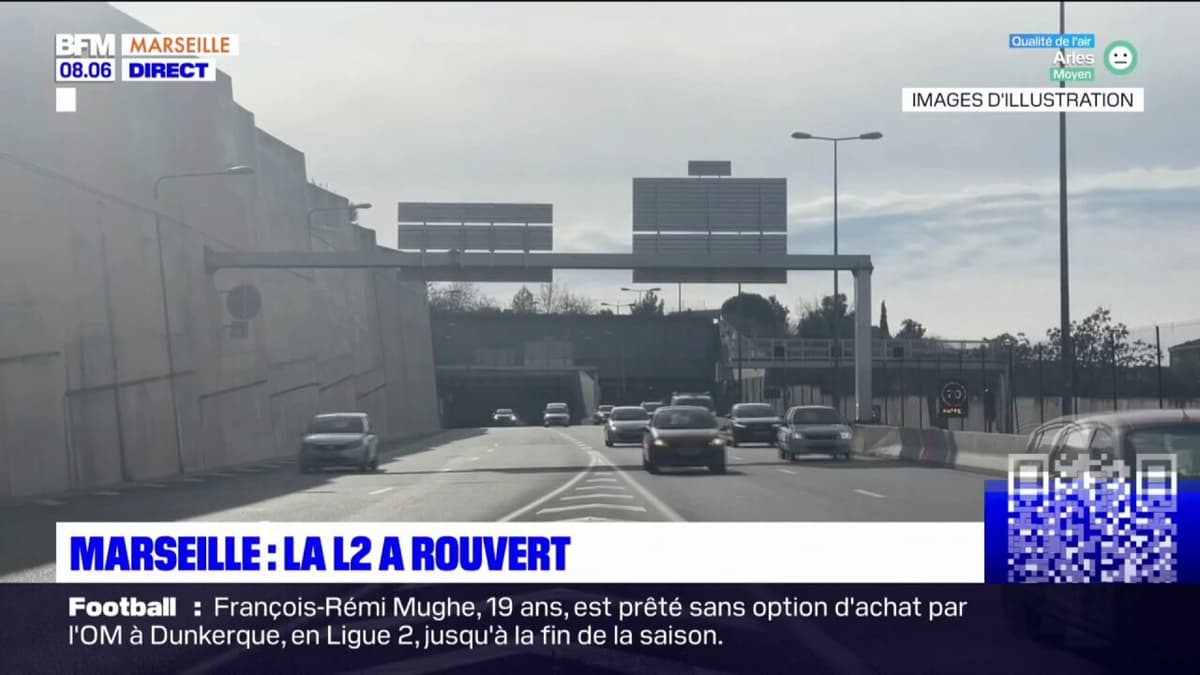 Marseille: la rocade L2 a rouvert