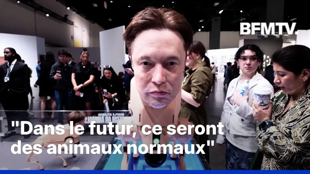 Ces chiens robots aux visages d’Elon Musk, Mark Zuckerberg ou Andy ...