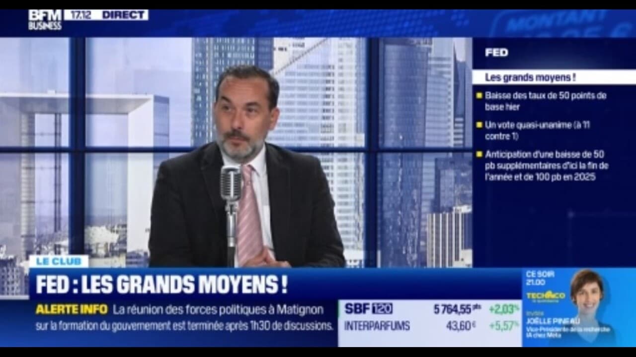 FED -50 points de base : "Attention aux premières réactions de marchés"