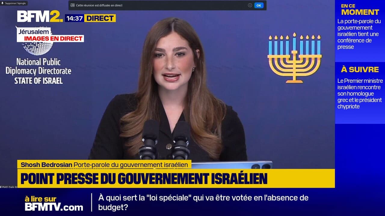 Le gouvernement israélien confirme que l'armée a mené une frappe dans ...