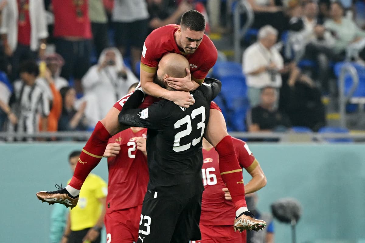 Serbie-Suisse: la célébration incroyable de Vlahovic en réponse aux ...