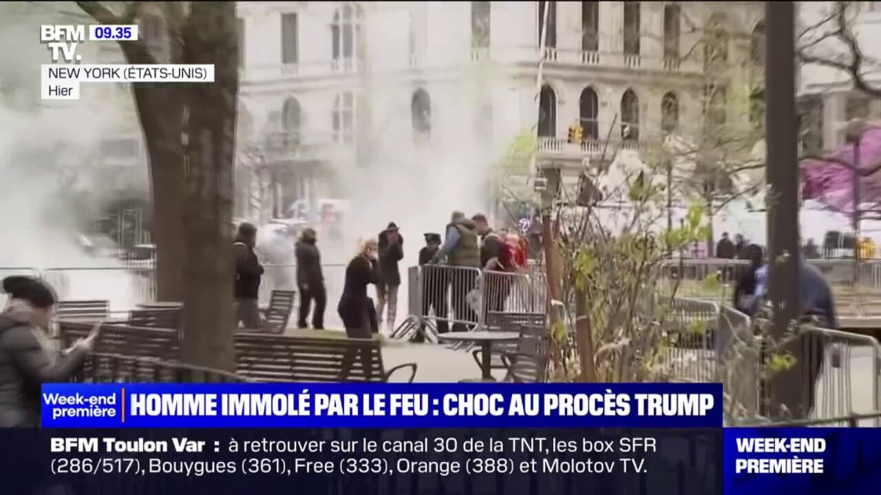 New York: l'homme qui a tenté de s'immoler par le feu devant le ...