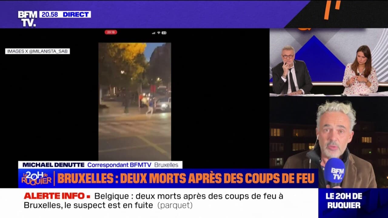Belgique Deux Morts Après Des Coups De Feu à Bruxelles Le Suspect En