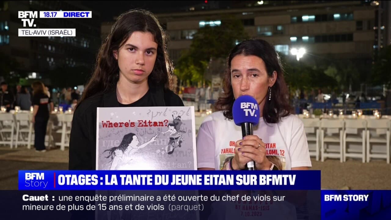 "On est plein d'espoirs": La tante d'Eitan, otage à Gaza âgé de 12 ans ...