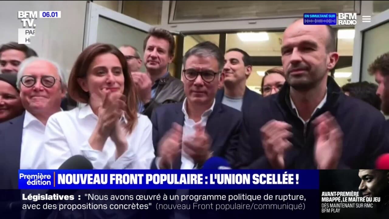 "Nouveau Front populaire": la gauche scelle l'union et annonce un programme commun