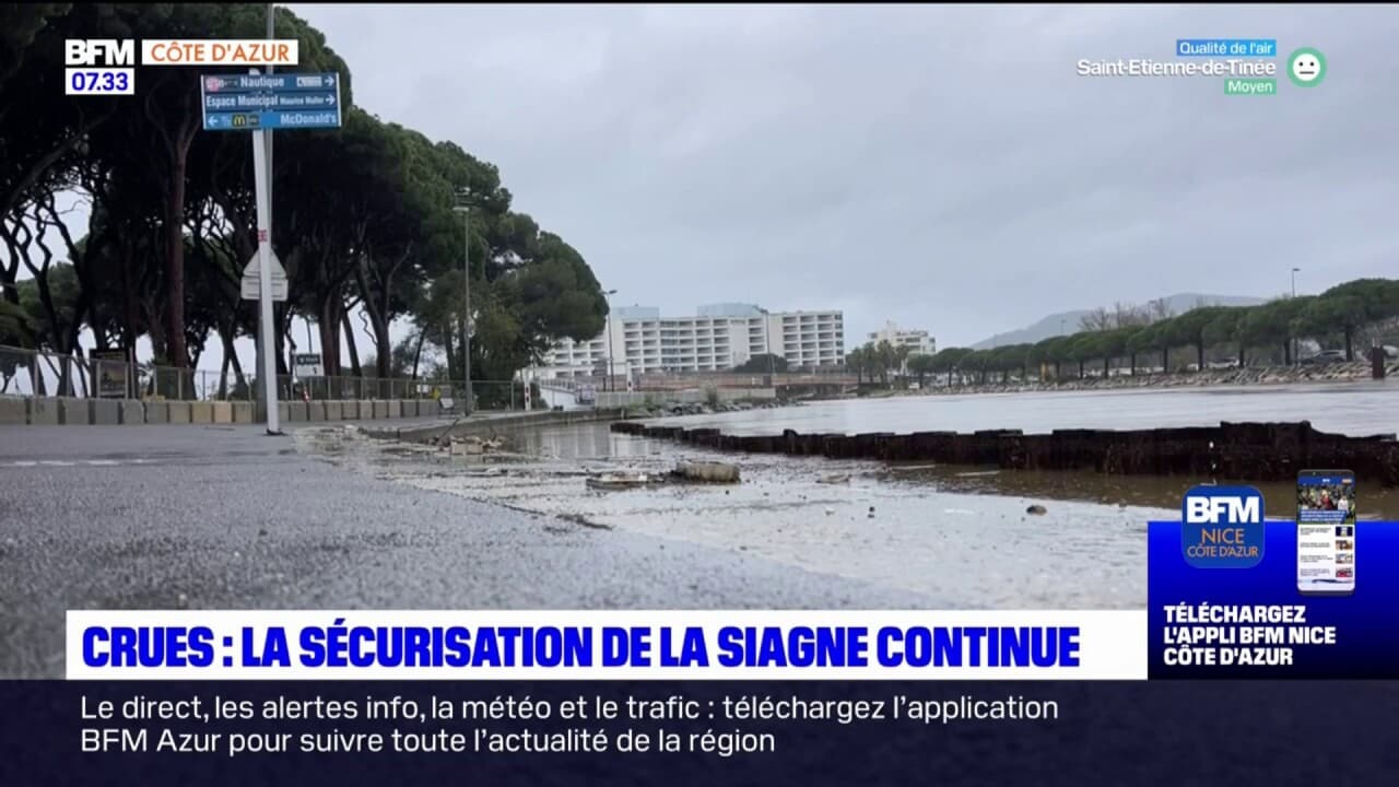 Mandelieu-la-Napoule: la sécurisation de la Siagne se poursuit après ...