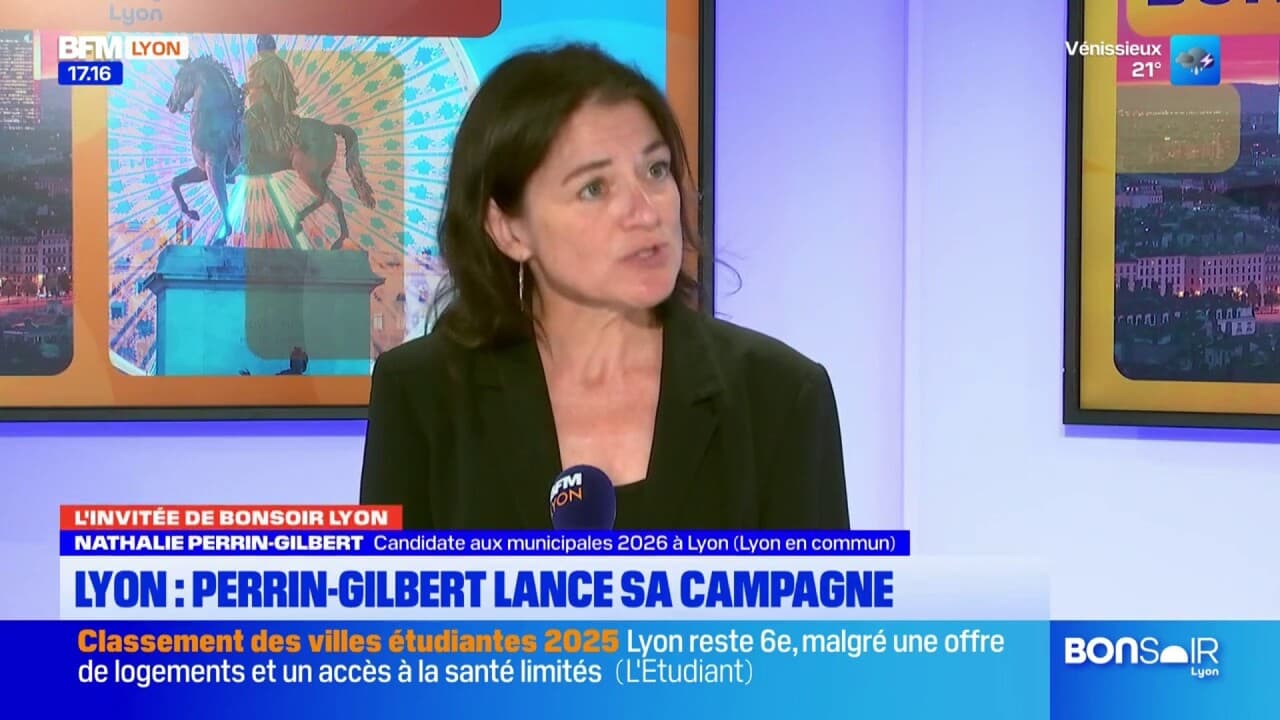 Municipales 2026 à Lyon: Nathalie Perrin-Gilbert lance sa campagne