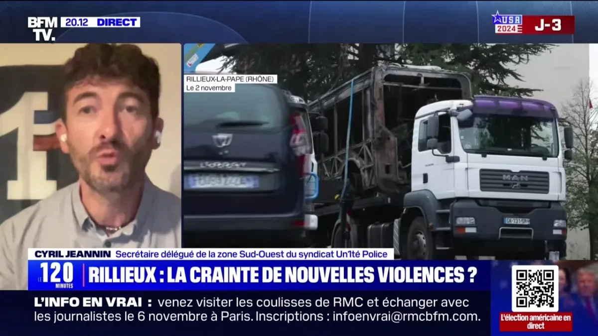 Bus incendiés à Rillieux : des CRS en renfort - 02/11