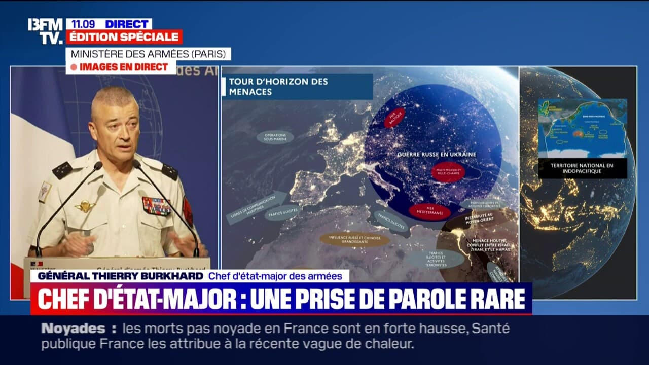 Général Thierry Burkhard (chef d'état-major français des armées): "Les ...