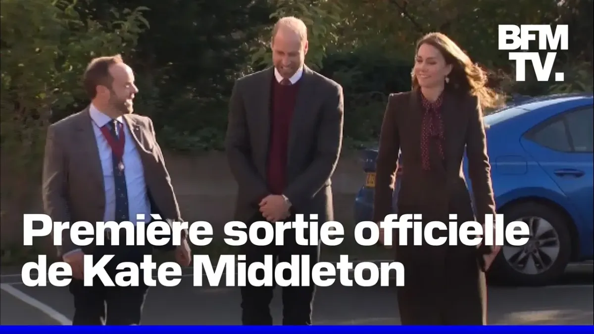 Kate Middleton fait sa première visite officielle depuis la fin de sa ...