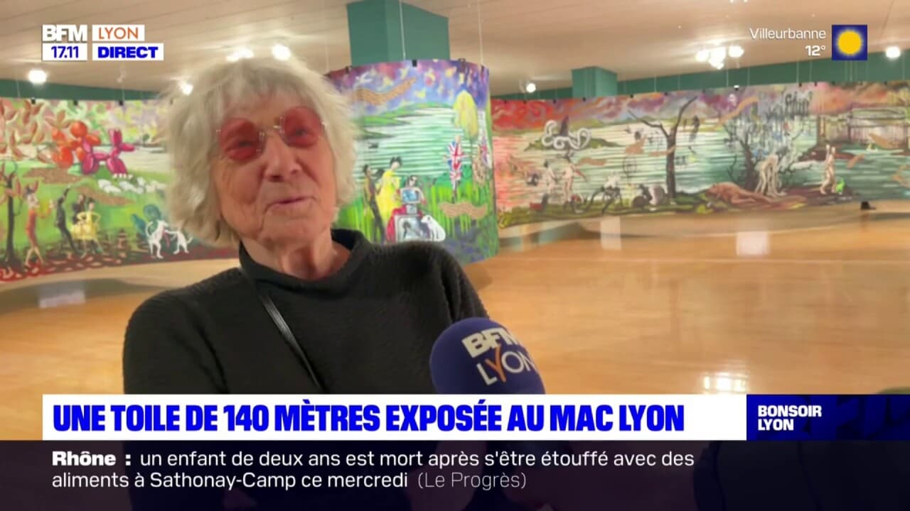 Lyon: une œuvre de 140 mètres de long exposée au MAC
