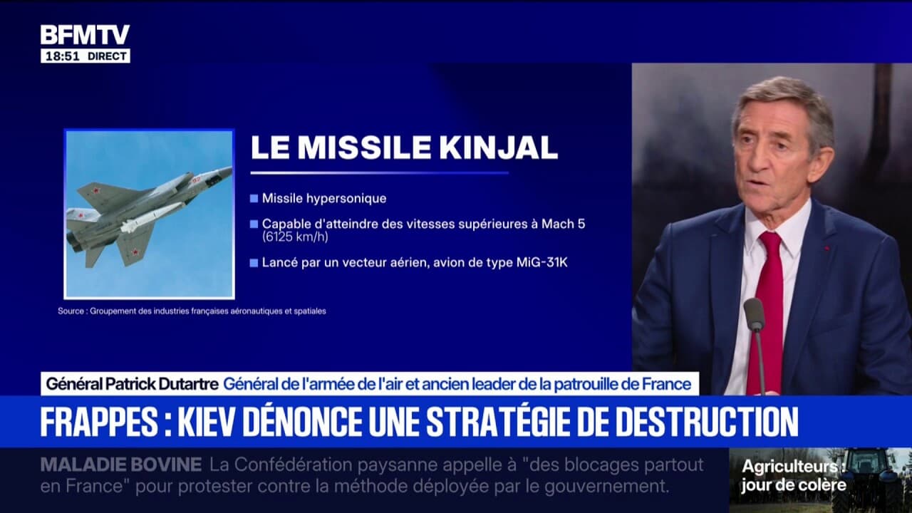 Guerre en Ukraine: qu'est-ce que le missile Kinjal, ce missile ...