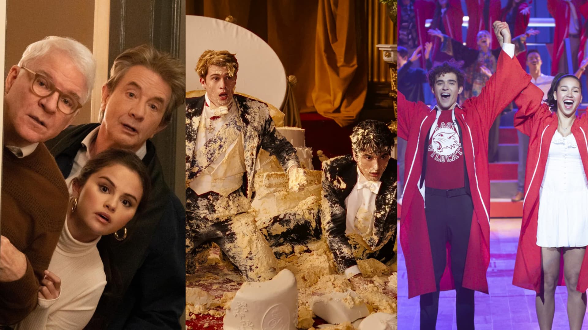 "Only murders in the building", "My dear f***ing prince", "High School ...