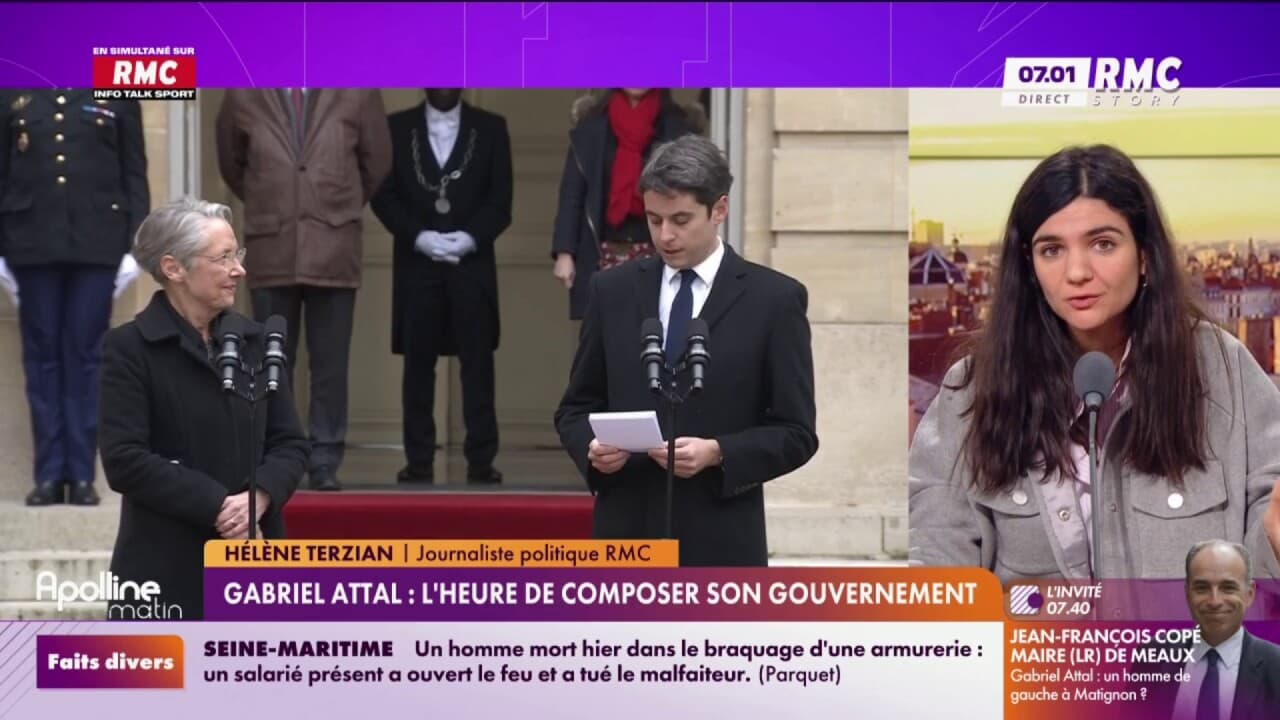 Gabriel Attal doit composer son gouvernement