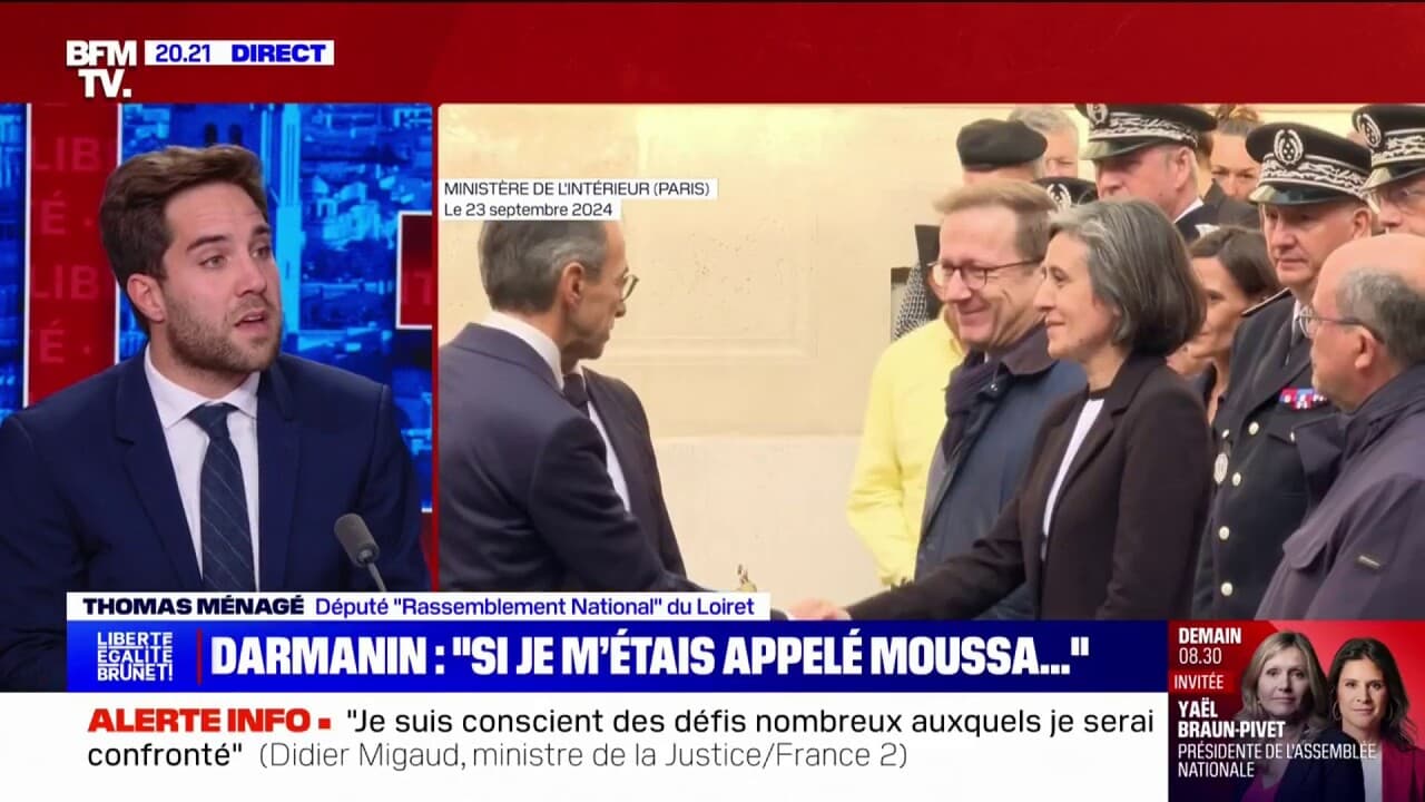 "Le même discours que la France insoumise": Thomas Ménagé (RN) évoque ...