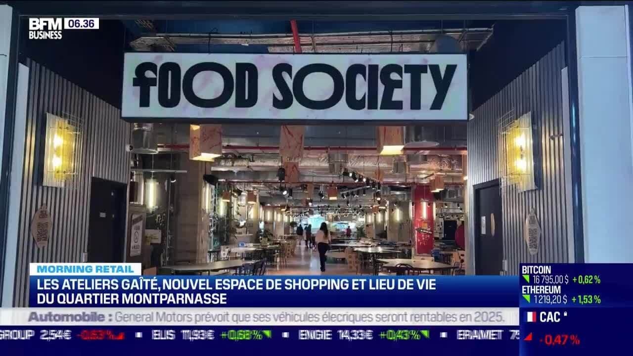 Morning Retail : Les ateliers Gaîté, nouvel espace de shopping et lieu ...