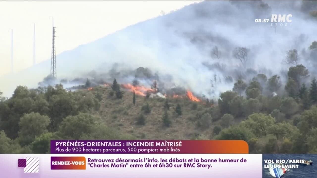 Pyrénées-Orientales: incendie maîtrisé