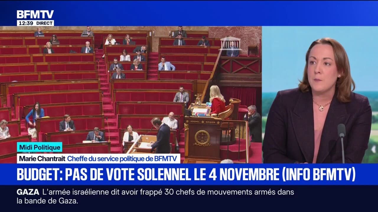 Examen du budget 2026: le vote solennel sur la partie recettes n'aura ...