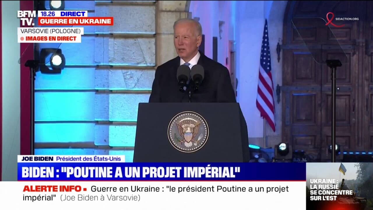Joe Biden: "Nous allons dédier 1 milliard de dollars en aide ...