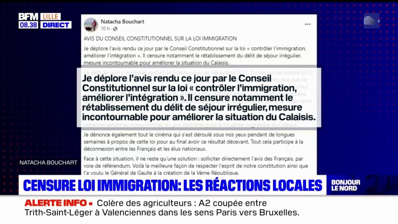 Censure De La Loi Immigration Les Réactions Des élus Du Nord Pas De Calais