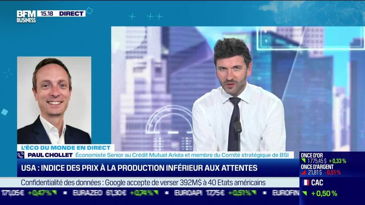 Paul Chollet (Crédit Mutuel Arkéa) : indice des prix à la production ...