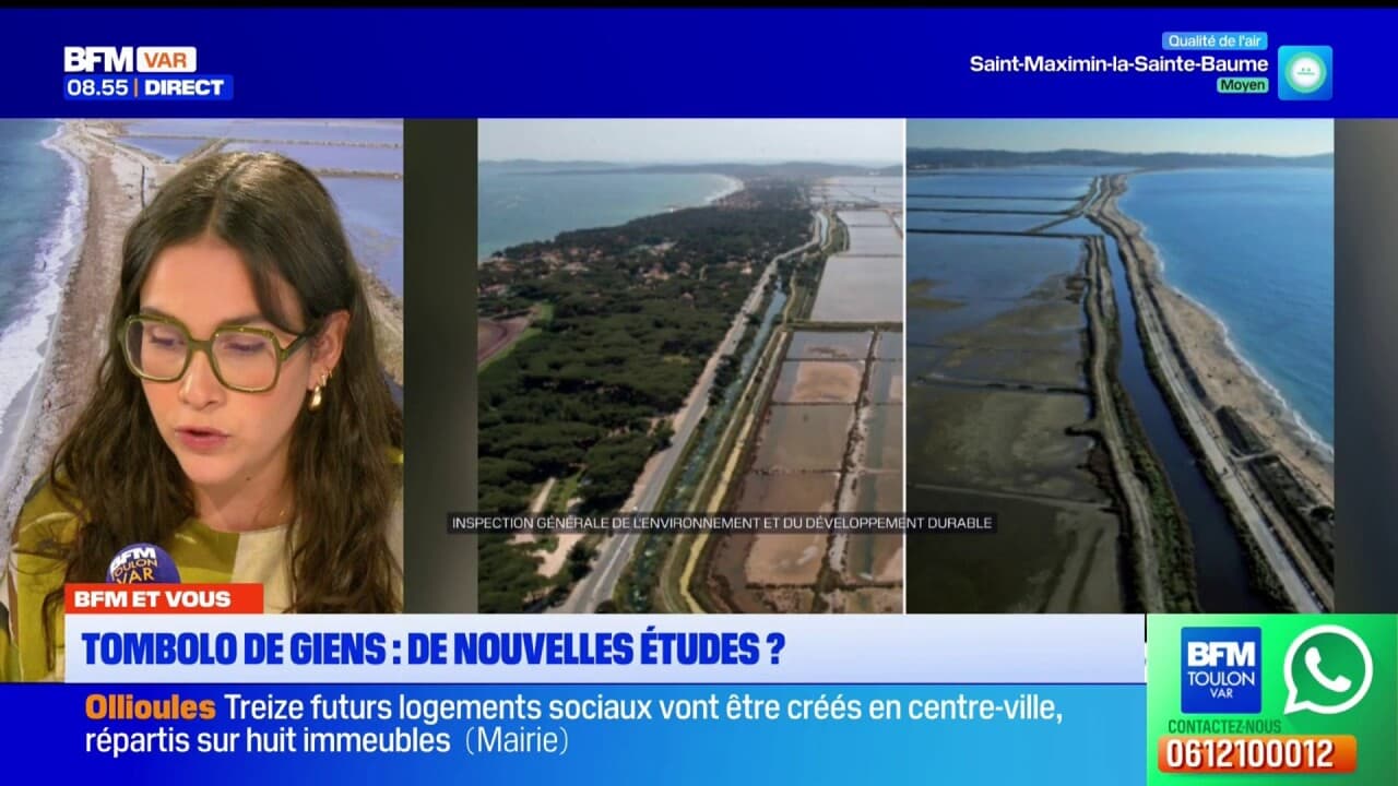 Aujourd'hui, on vous parle de la protection du double tombolo de Giens dans BFM et Vous