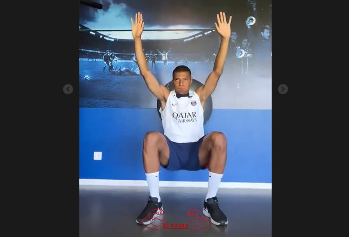 PSG: les images du retour de Kylian Mbappé à l'entraînement