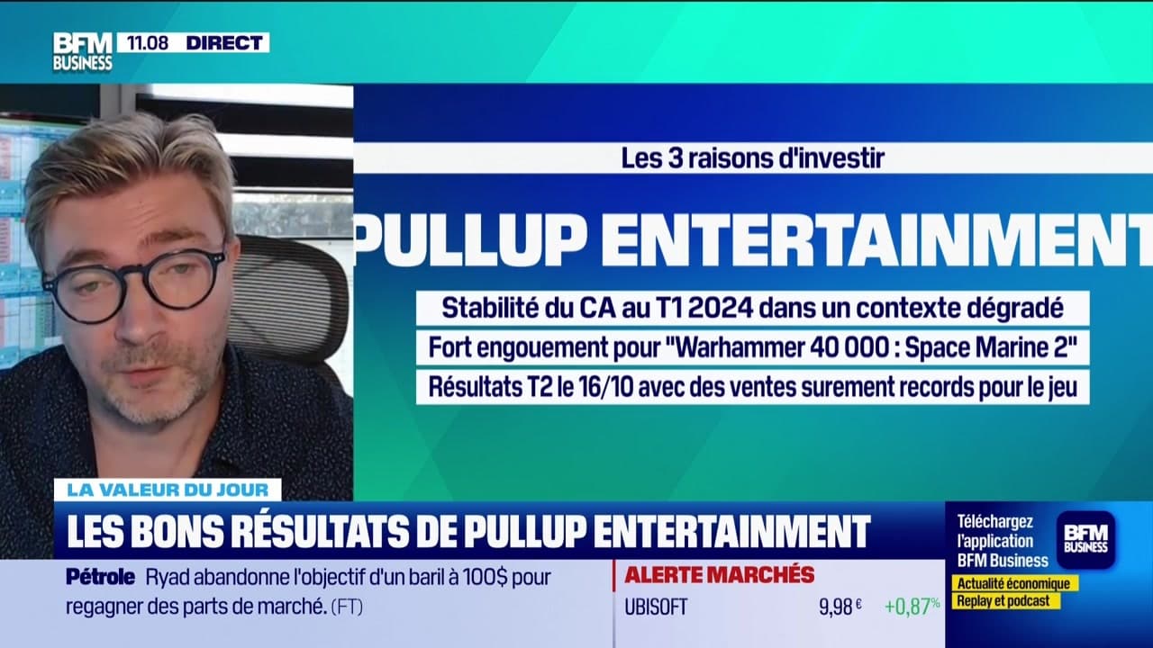 La valeur du jour : Focus sur les valeurs de PULLUP ENTERTAINMENT - 27/09