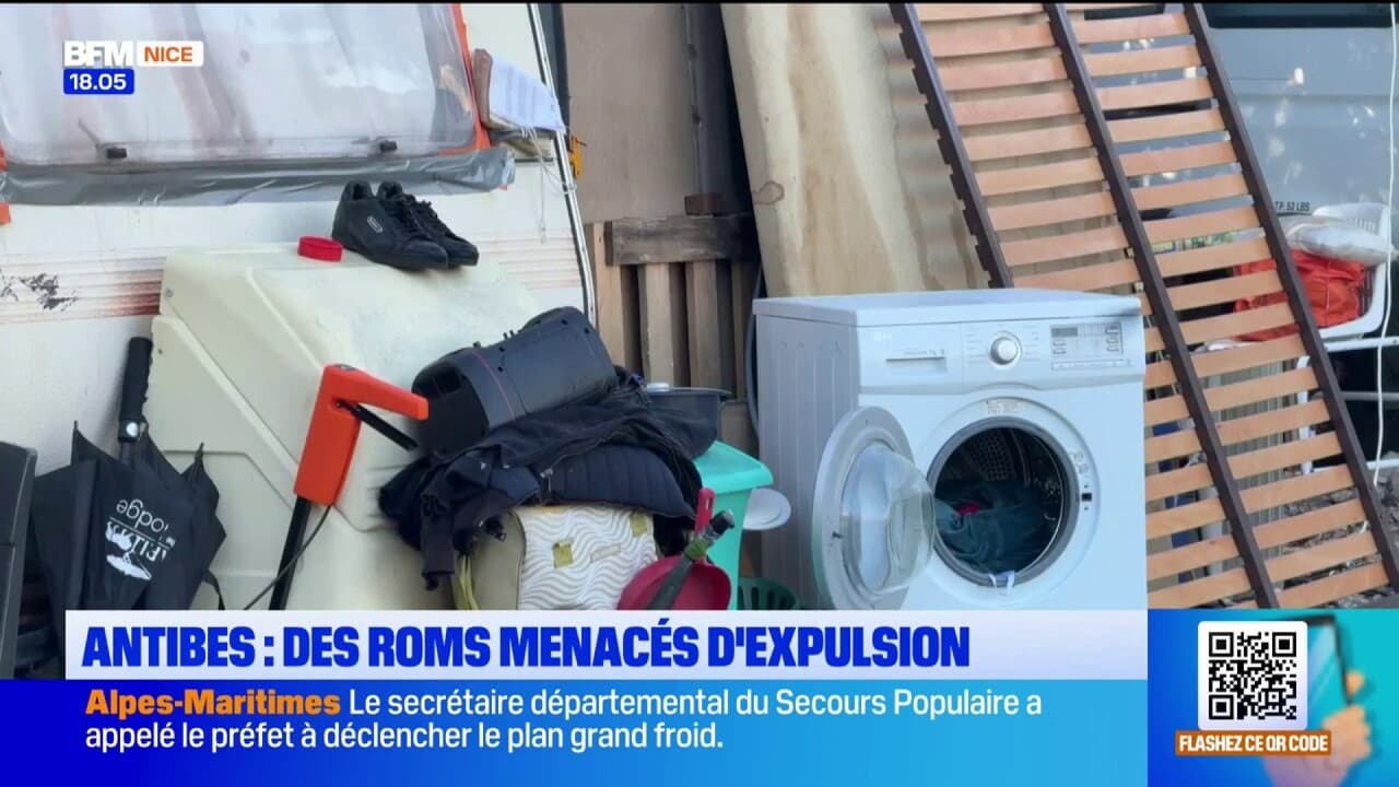 Antibes : Des Roms menacés d'expulsion