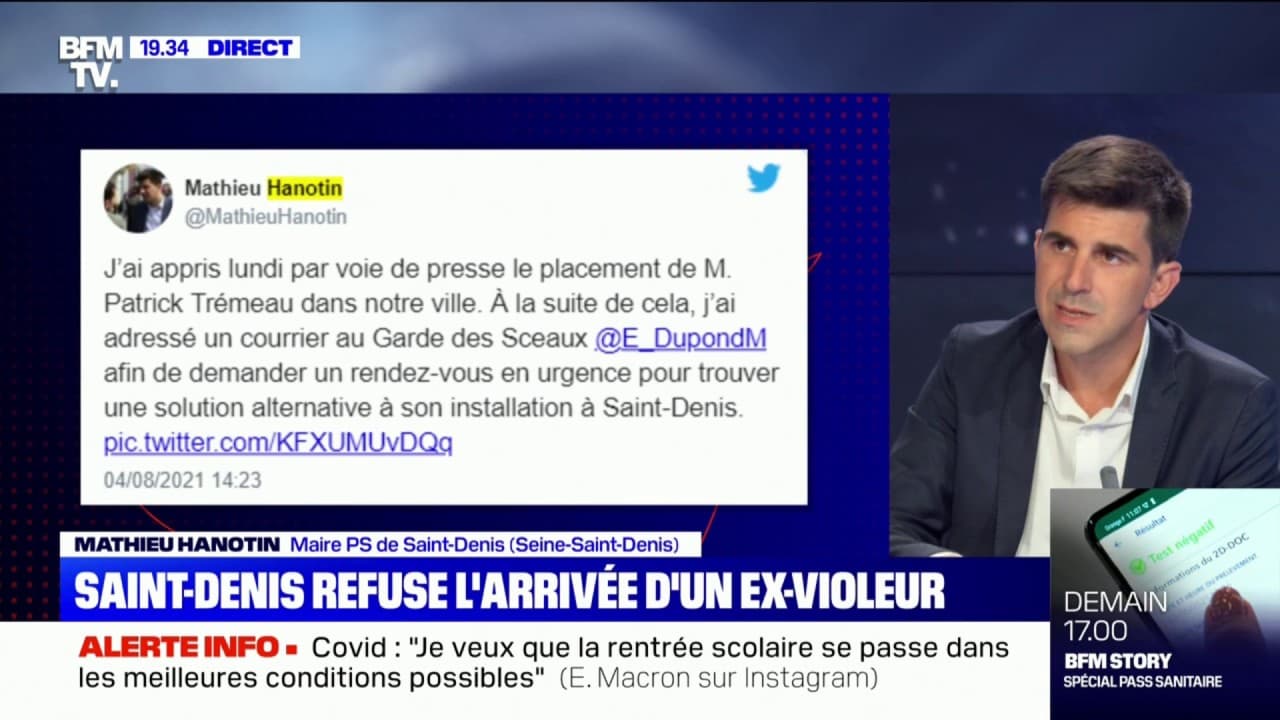 Le maire de Saint-Denis s'oppose à l'arrivée dans sa ville de Patrick ...