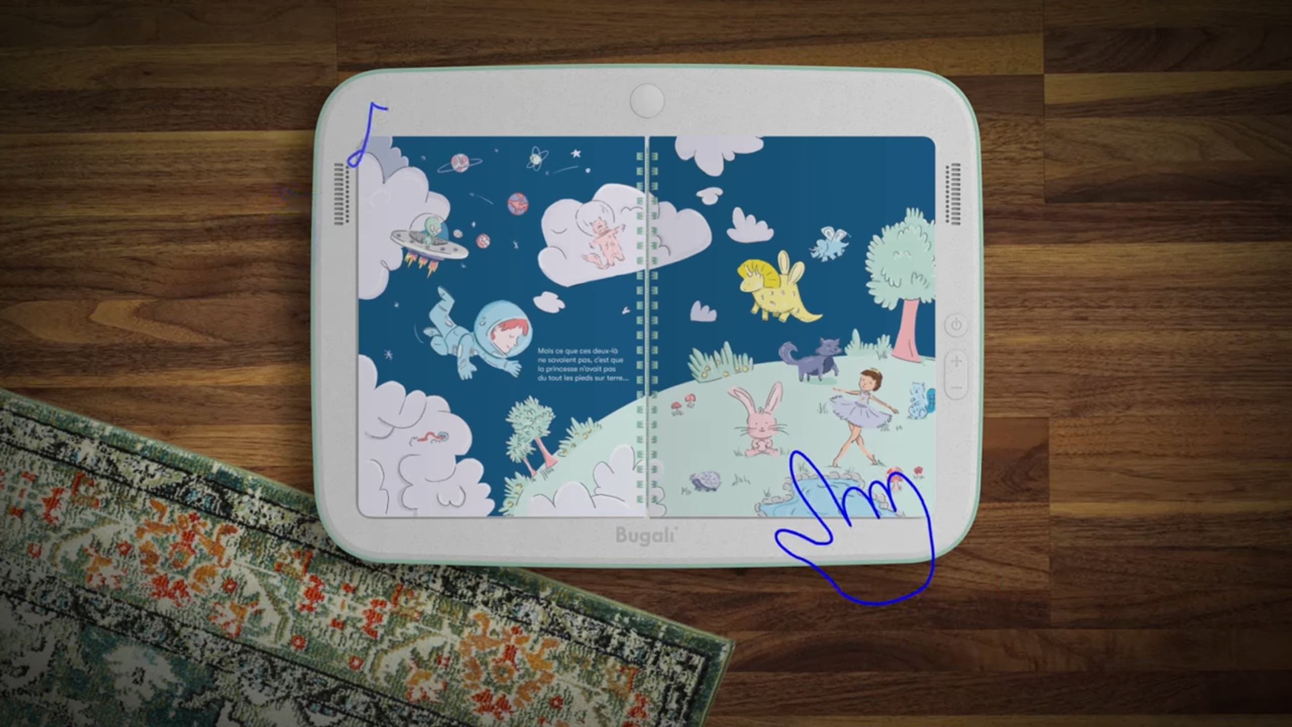 Bugali, la tablette déconnectée pour faire aimer la lecture aux enfants